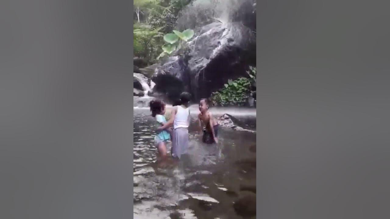 Bocil bocil mandi di air terjun - YouTube