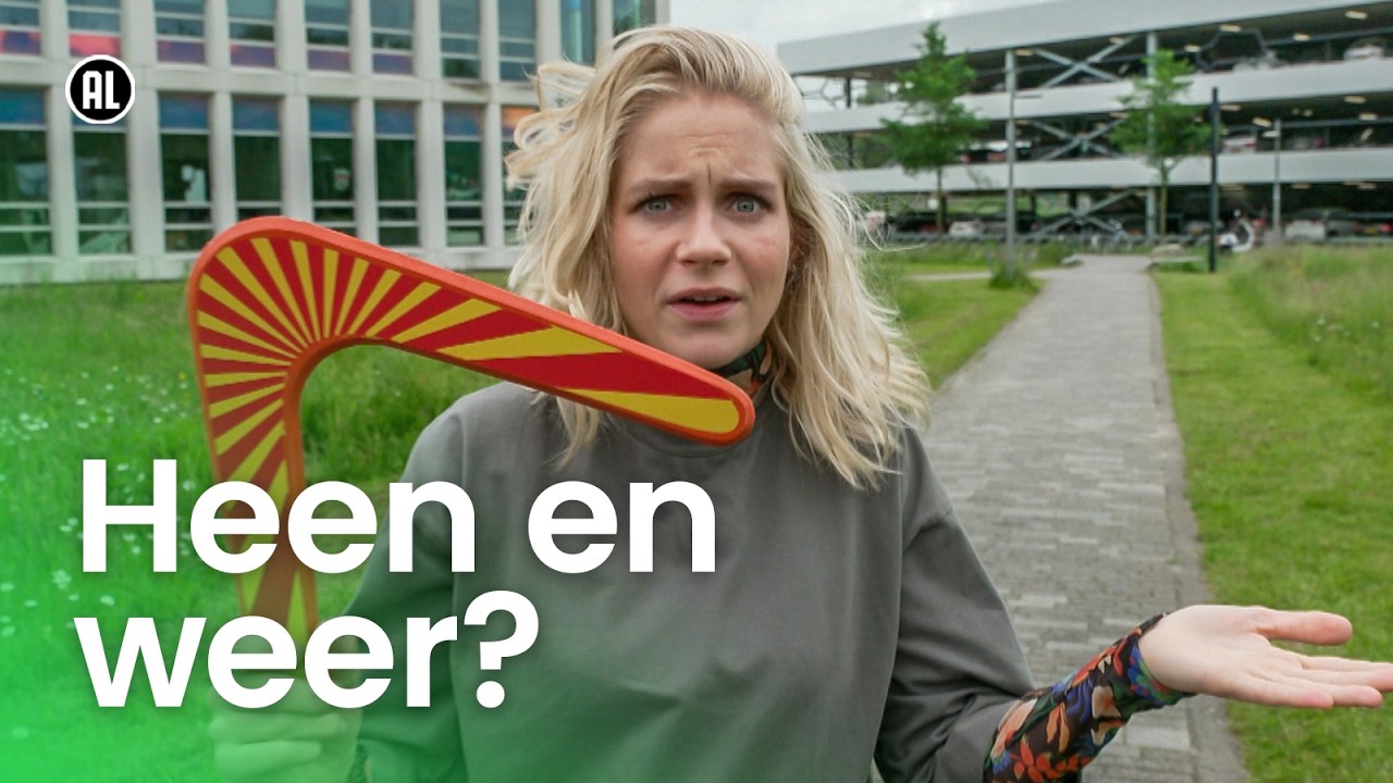 Waarom komt een boemerang terug? | VVK - YouTube