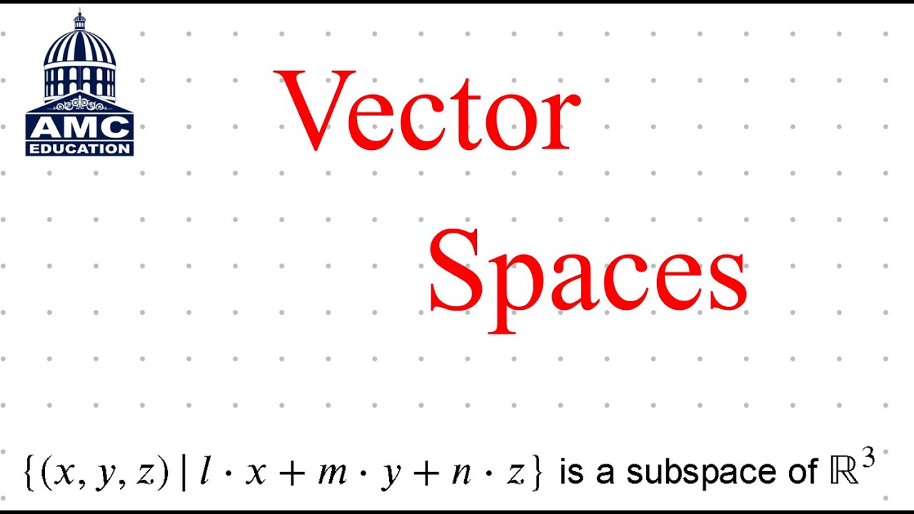 Proving Subspace Conditions - EXAMPLE EXPLAINED - YouTube