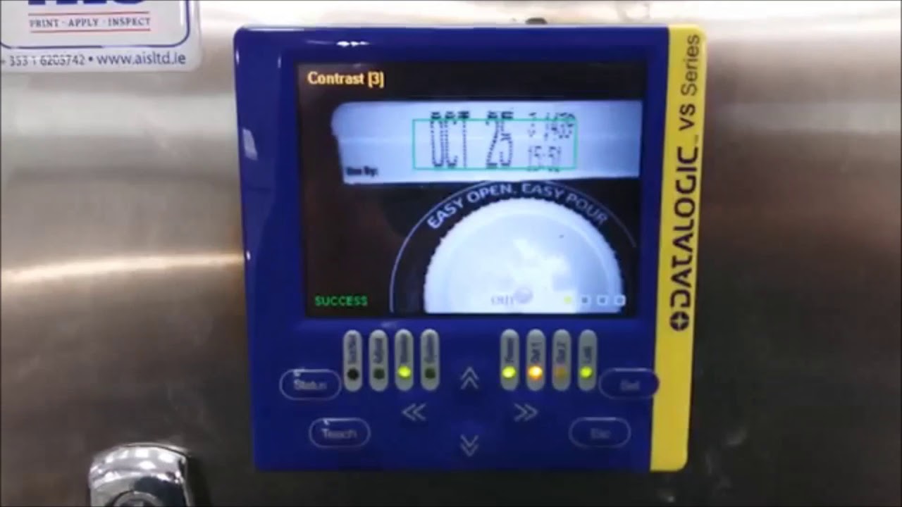 Machine Vision Expiry date verification - YouTube