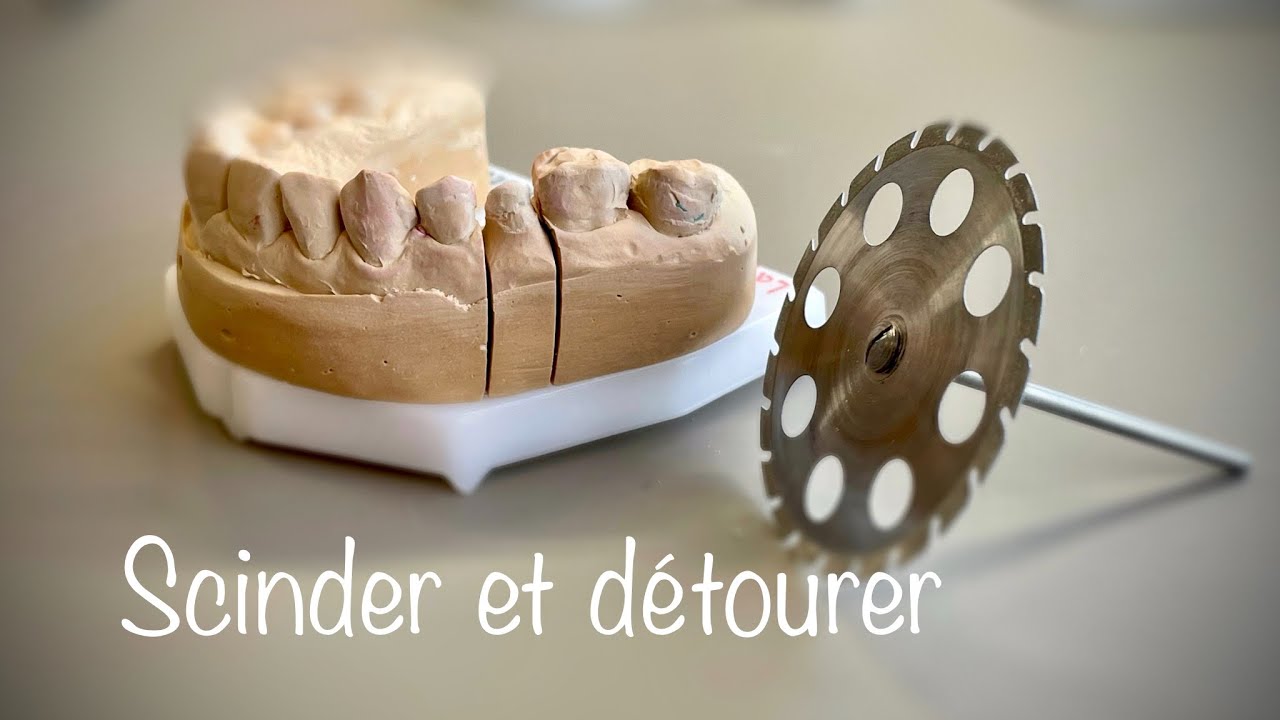 Scinder et détourer des modèles #prothesedentaire - YouTube