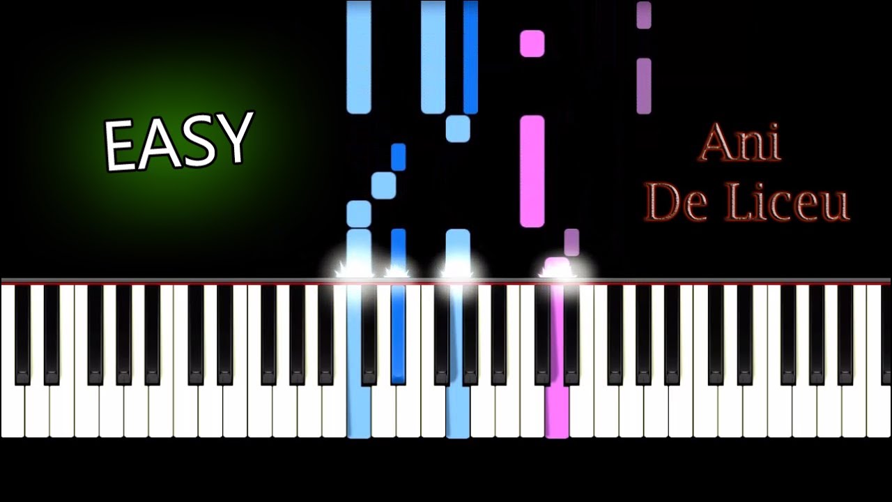 Stela Enache - Ani De Liceu | Piano Tutorial - YouTube