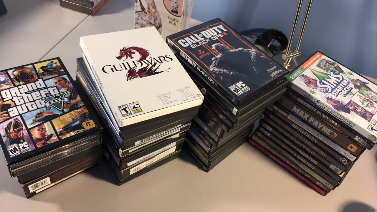 I Found All These PC Computer Games - Ebay Reseller - YouTube