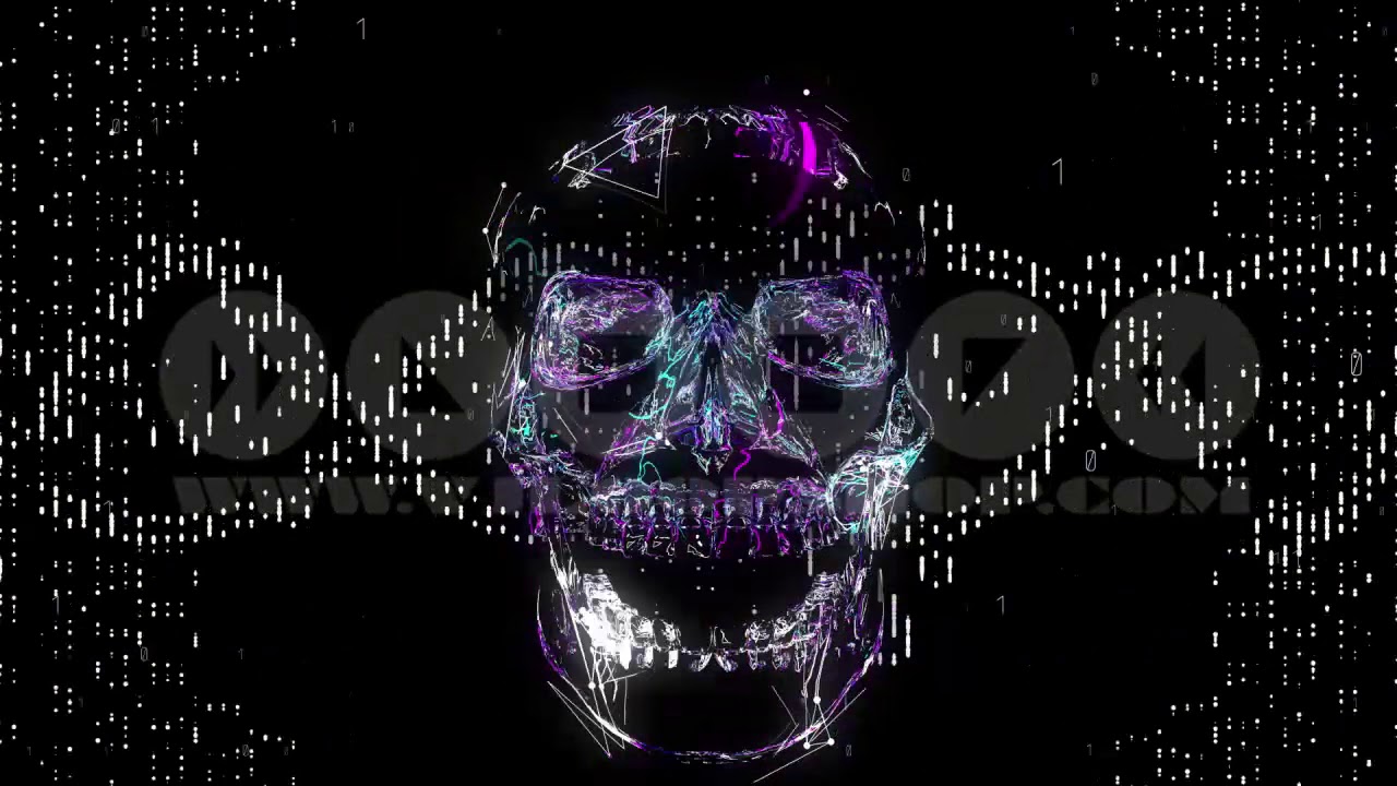Halloween Cranium - VJ Loop Pack (6in1) - YouTube