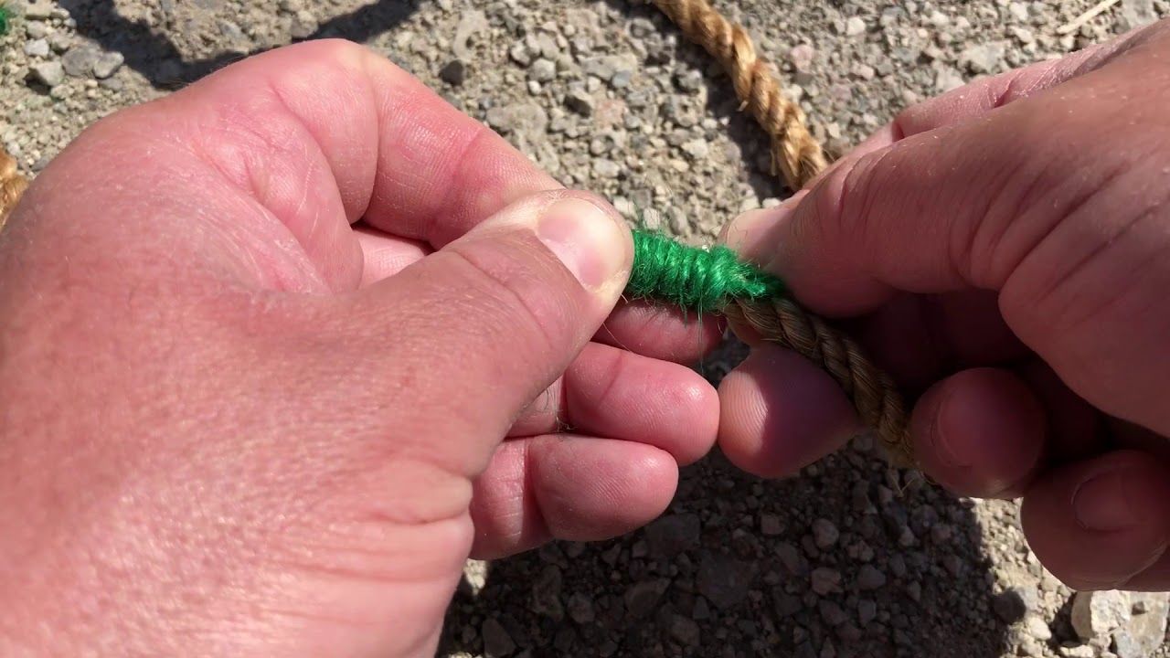 Whipping the End of a Rope - YouTube