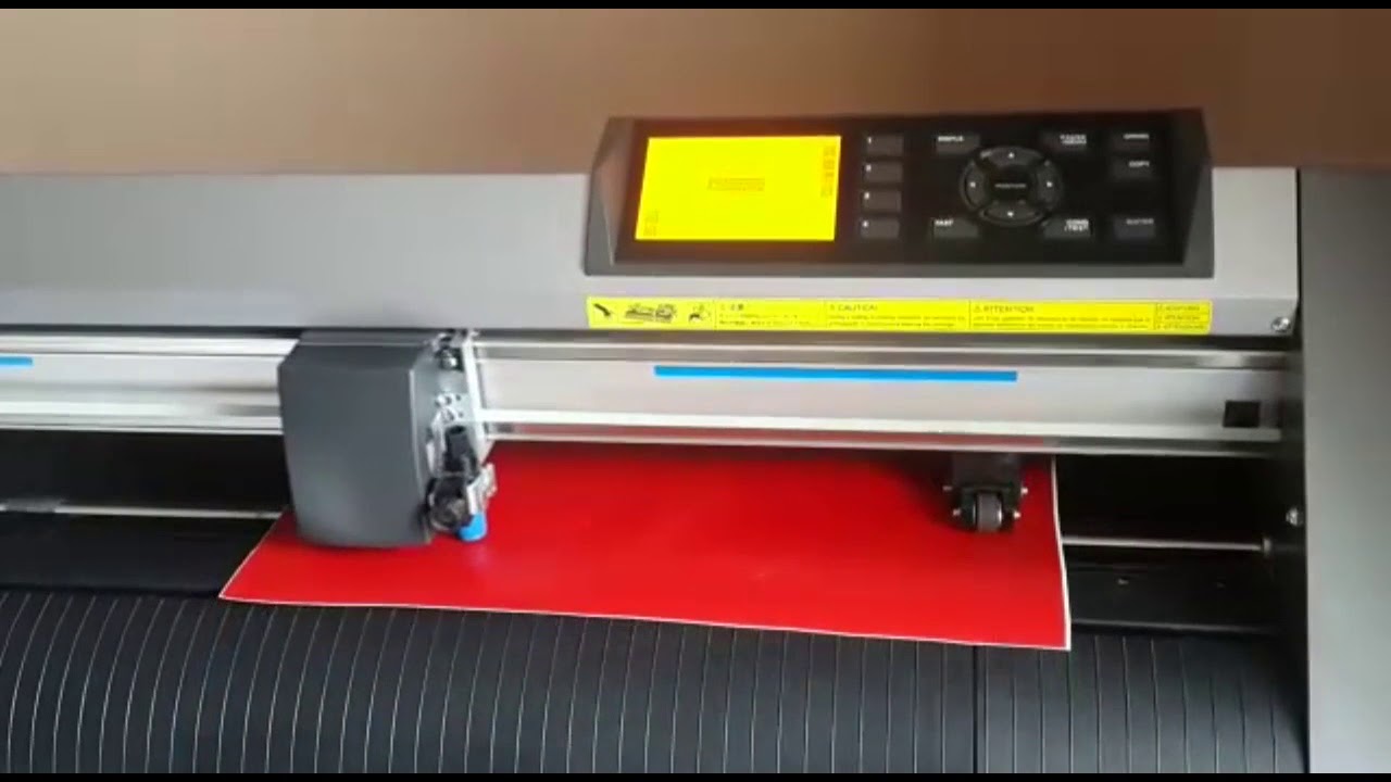 Режущий плоттер Graphtec CE6000 - YouTube