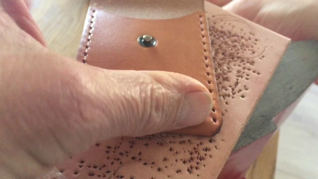 Making of leather goods - YouTube