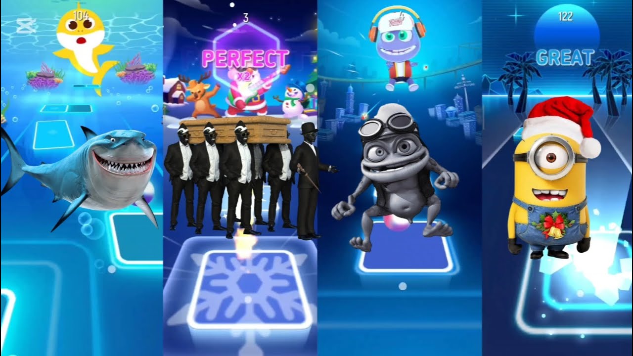 Baby Shark Coffin dance Crazy frog Minions - YouTube