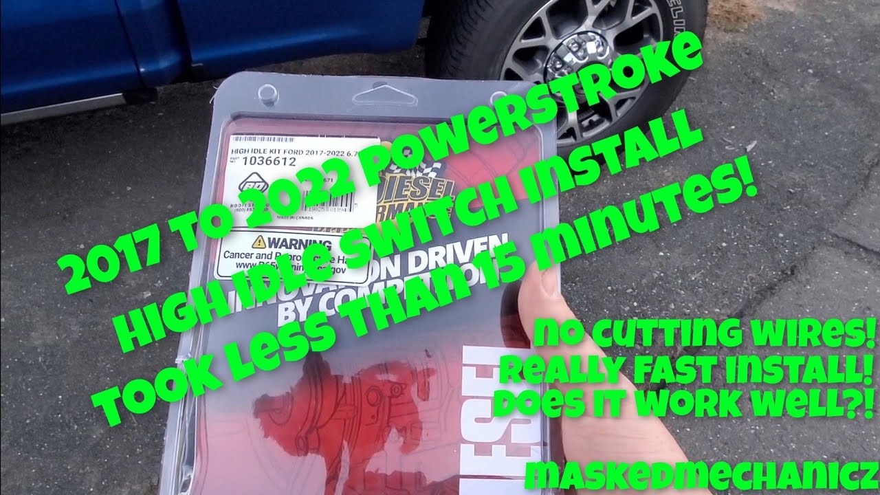 2020 to 2022 Powerstroke BD Diesel High Idle Switch Installs in Less ...