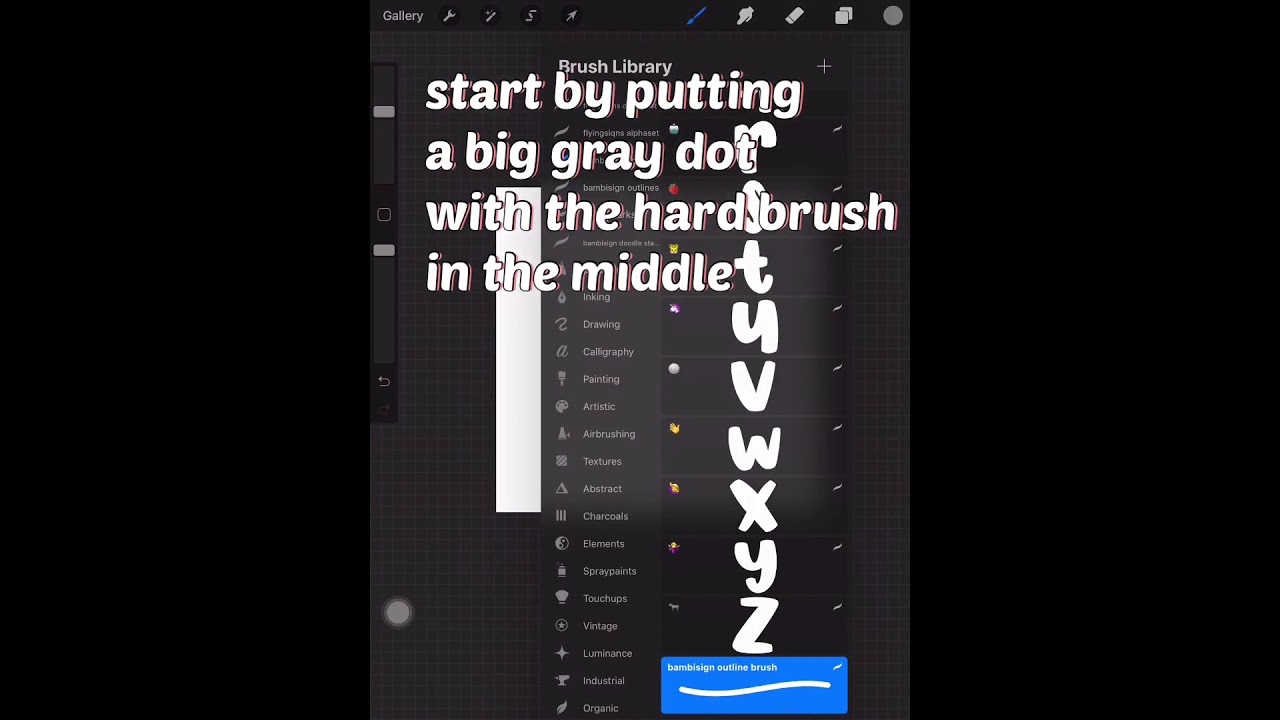 HOW TO MAKE A FANSIGN ON PROCREATE! - YouTube