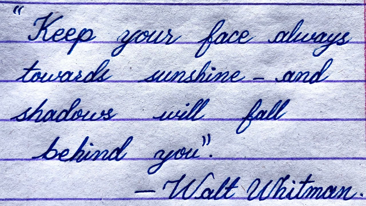 Super satisfied english handwriting|Neat and clean cursive writing with ...