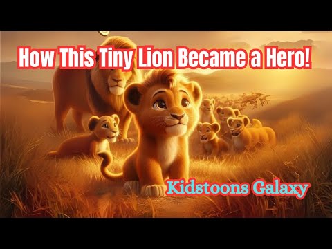 Leo the Brave Lion Cub 🦁 | Moral Story for Kids | Courage & Smart ...