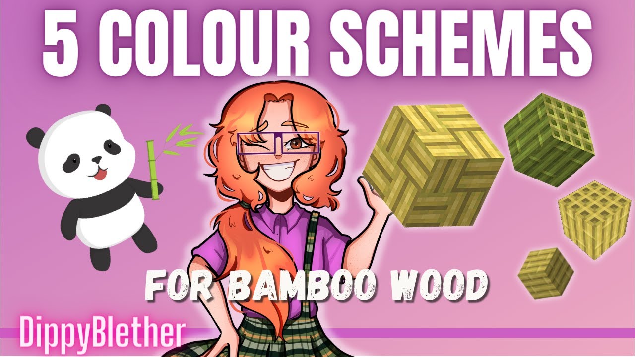 Bamboo wood - best 5 colour scheme ideas using Minecraft colour theory ...