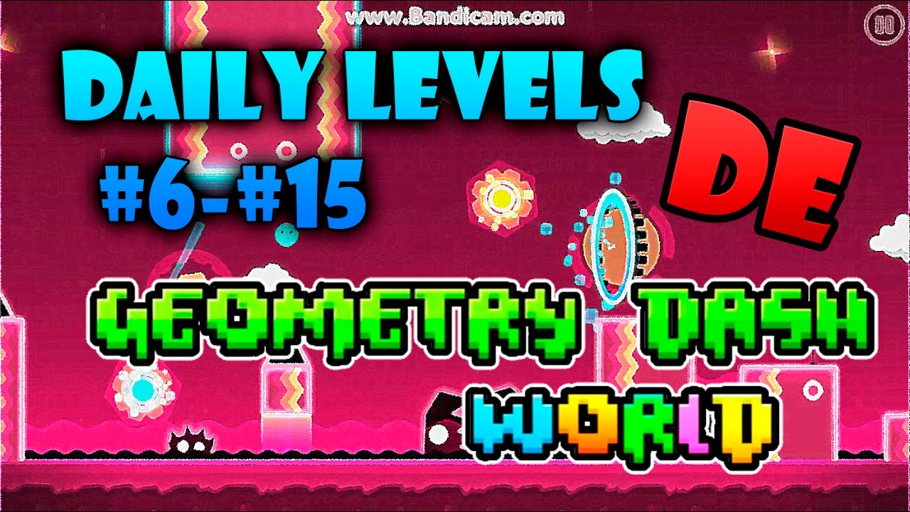 Mas Daily Levels!! | Geometry Dash World - Daily Levels 6-15 | Alejo315 ...