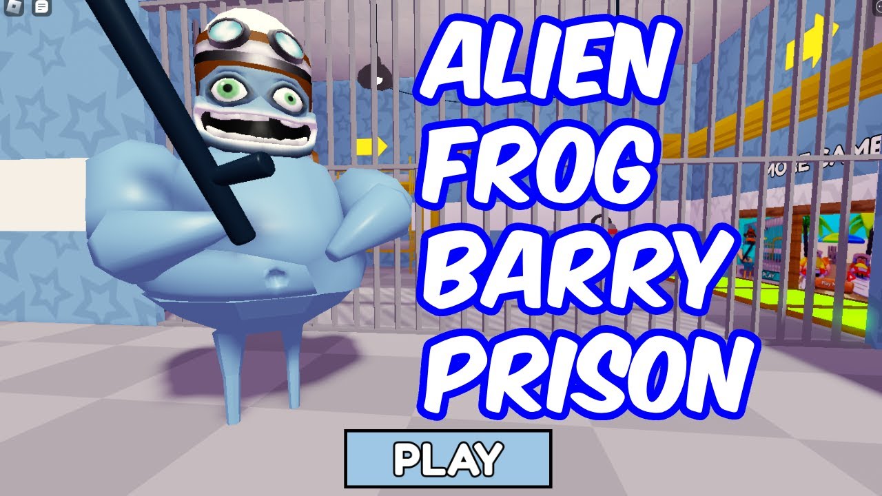 Roblox Obby Alien Frog Barry's Prison Run Obby Full Gameplay No Death ...