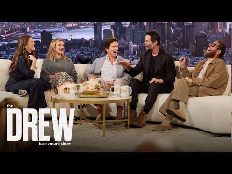 Drew Barrymore Sits Down with 'Outcome' Cast - After Forgetting She Was Also in the Film!