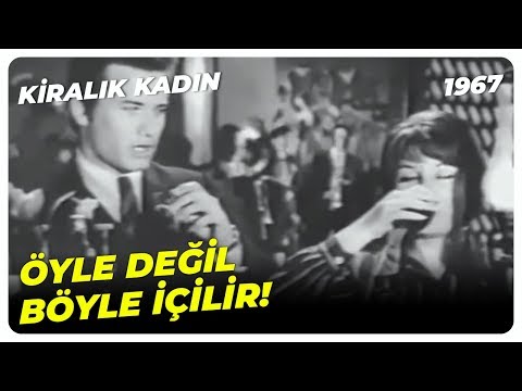 Kiralık Kadın - Gül İle Murat İçki Masasında | Fatma Girik Yeşilçam Filmi