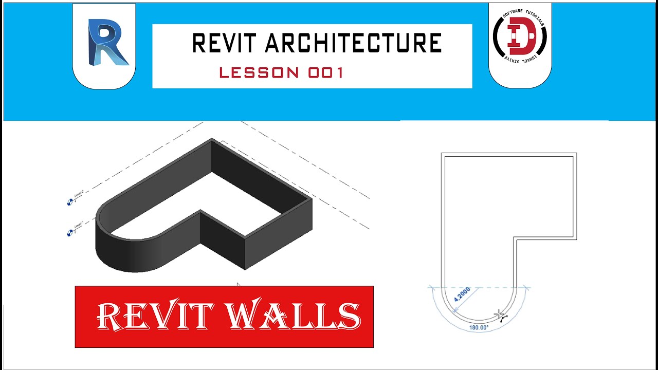 003 Basic Revit Architecture : walls | Revit af soomali - YouTube
