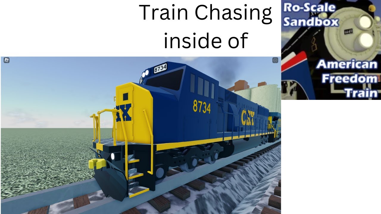 Ro Scale Sandbox Train Chase Episode 1: CSX Military Train - YouTube