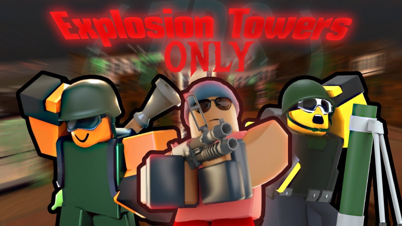 Can JUST Explosive Towers Beat Legacy Fallen Mode? (Tower Defense ...