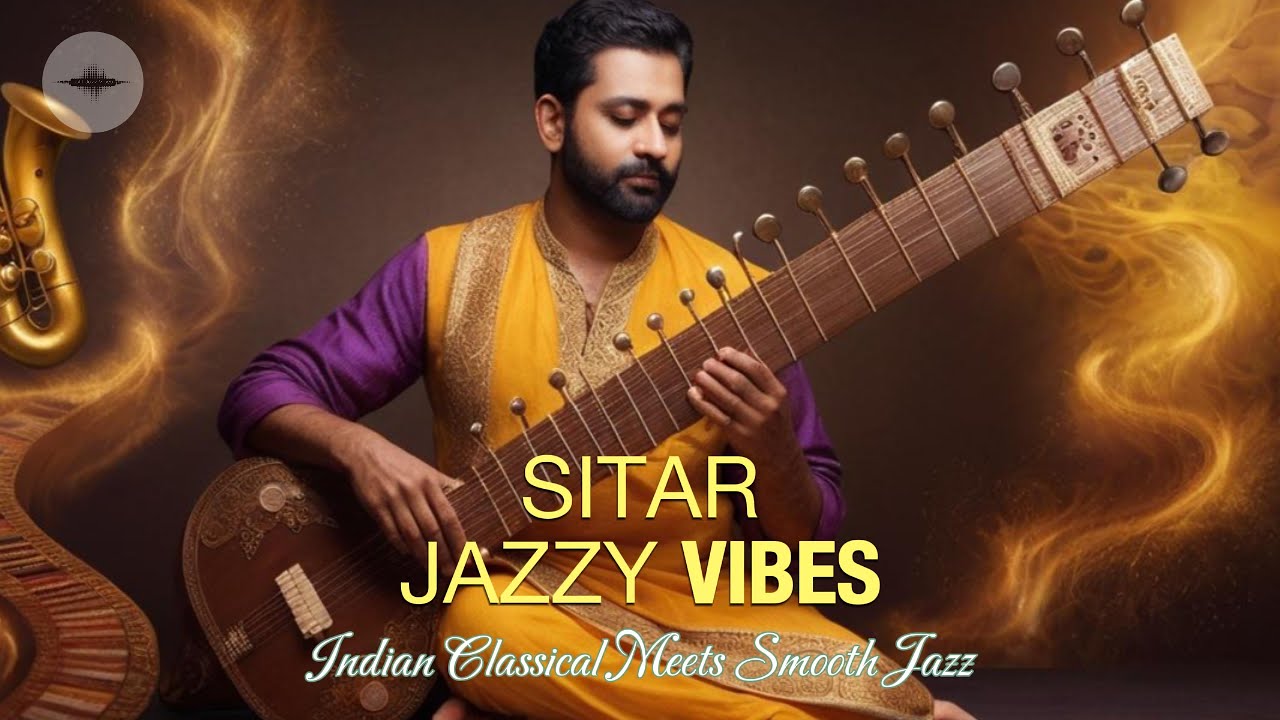 4K | Sitar Jazzy Vibes | Indian Classical Meets Smooth Jazz #jazz # ...