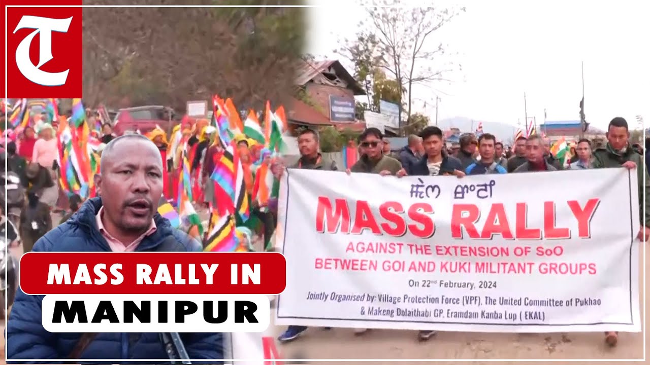 Thousands take out mass rally in Imphal, Manipur, to submit memorandum ...