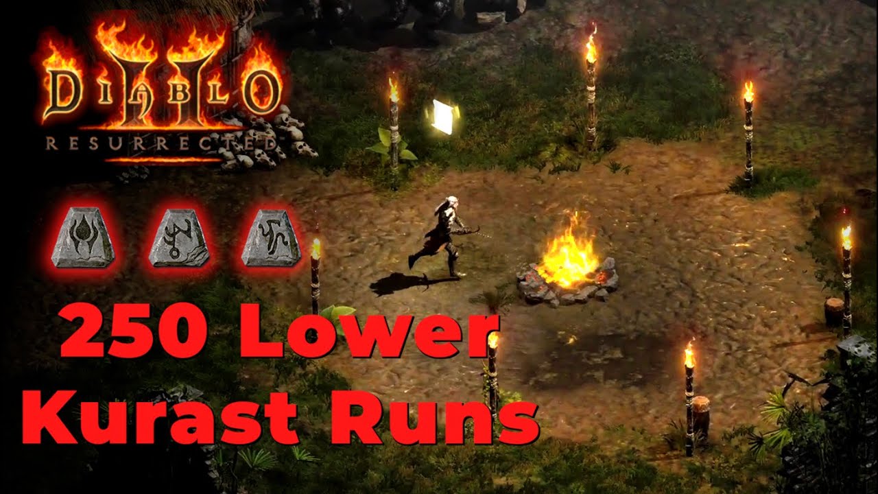 250 LK Runs - High runes incoming? - Diablo 2 Resurrected - YouTube