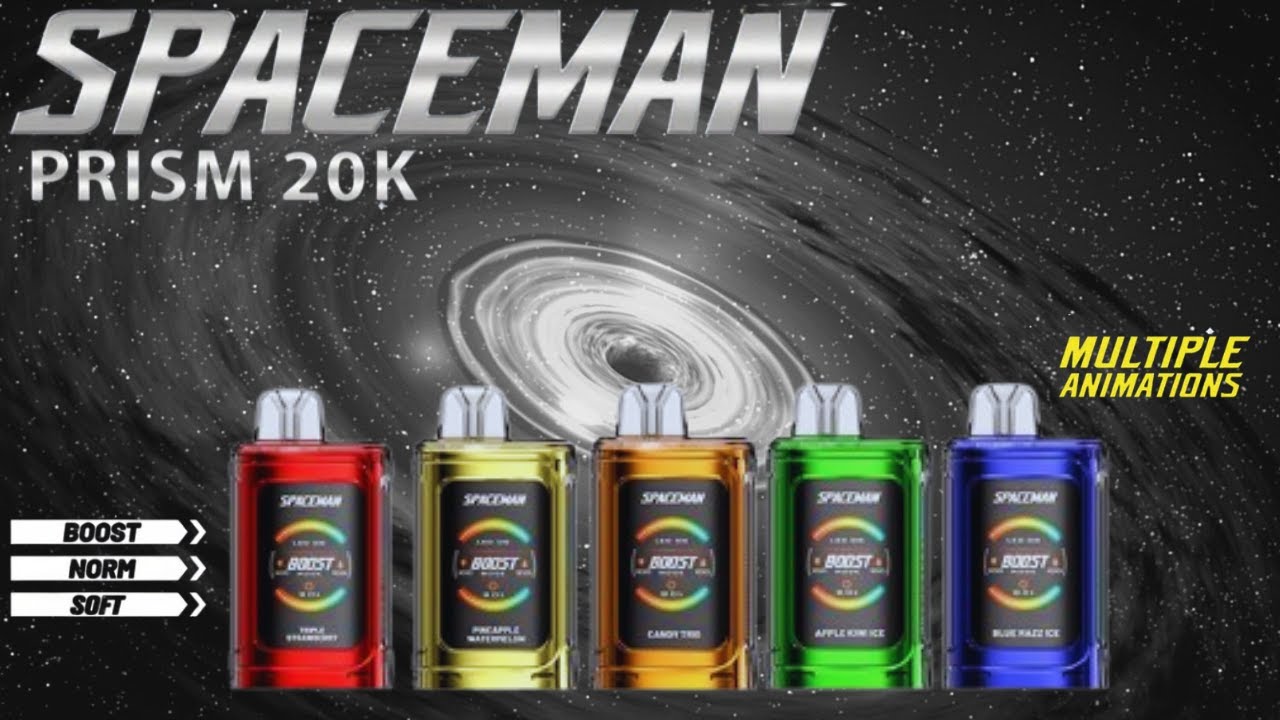 Spaceman Prism 20k Puff Vape With 3 Vape Modes - YouTube