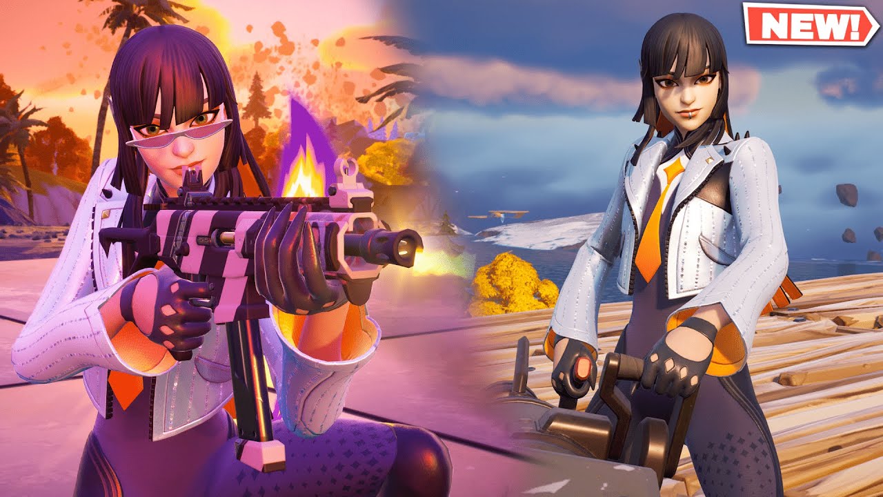 Fortnite Countess Daraku Skin GAMEPLAY! (High Stake Club Skin) - YouTube