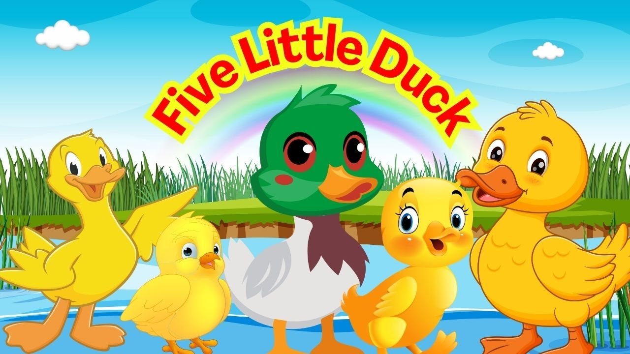 5 Little Ducks | Five Little Ducks | Kids Songs | Lalafun Nursery Rhymes & Kids Songs | five ...