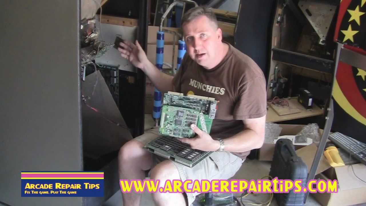 Arcade Repair Tips - Swapping Boards In A JAMMA Cabinet - YouTube