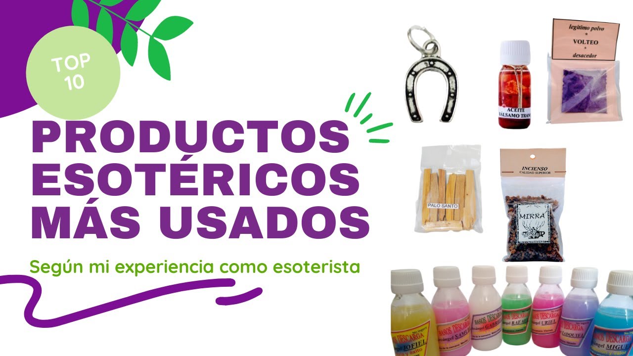 Productos esotéricos más vendidos en una tienda esotérica ¡Descubre sus ...