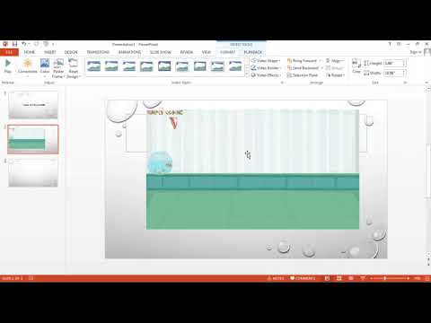 How to Insert Video Clip on Microsoft Powerpoint - YouTube