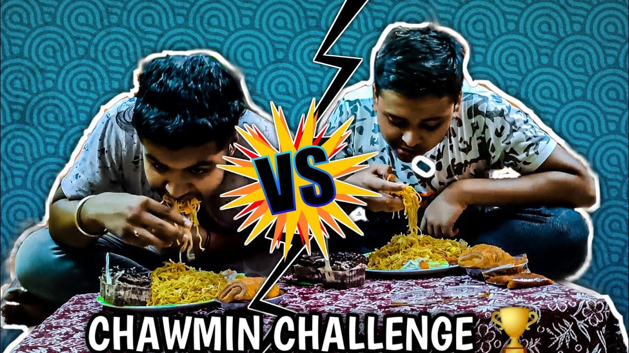 CHOW MEIN EATING CHALLENGE |Chinese Noodles Eating Competition|Food ...