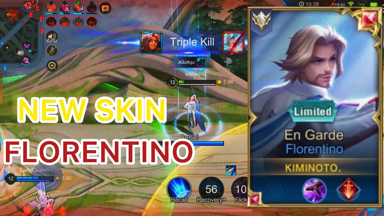 ROV: Highlights New Skin Florentino | Florentino-En Garde | - YouTube