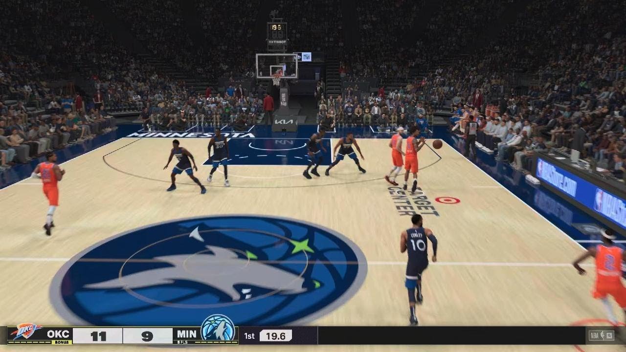 NBA 2K25 Thunder vs Timberwolves part 2 - YouTube