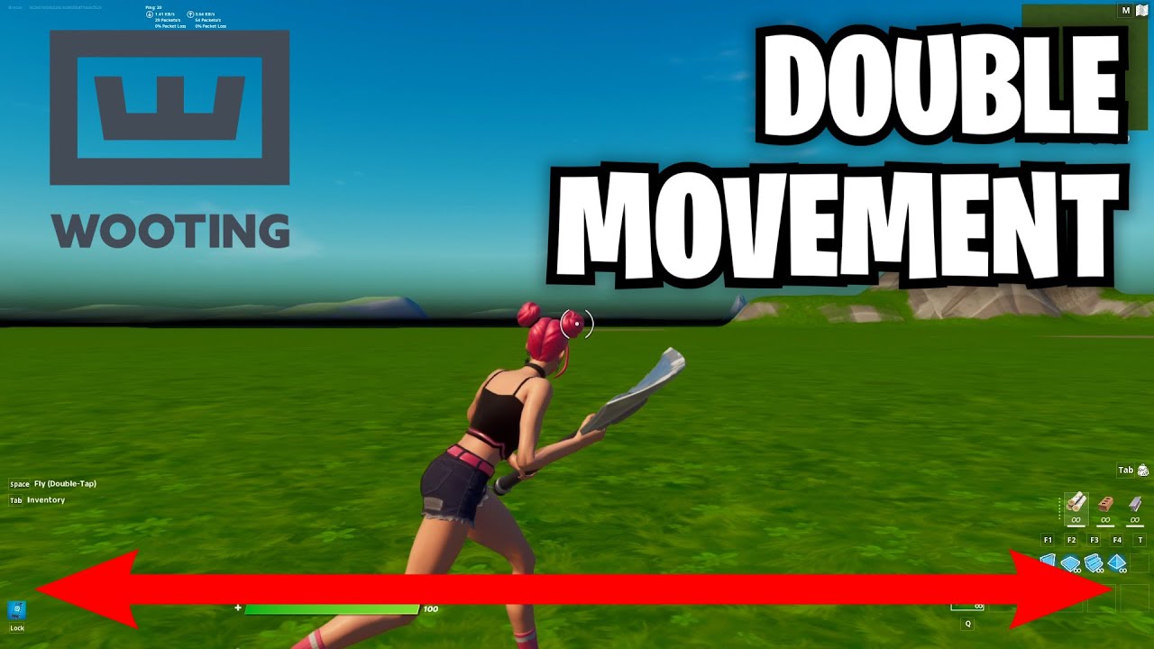 How to Get DOUBLE MOVEMENT in Fortnite Chapter 3! (Wooting) - YouTube