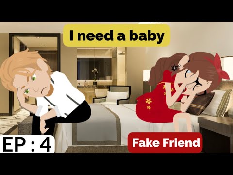 Fake Friend part 4 | English story | Animated love story | Learn ...