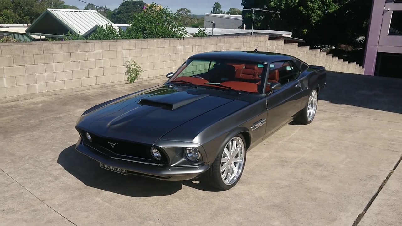 Full walk around video of our 1969 Ford Mustang fastback custom - YouTube