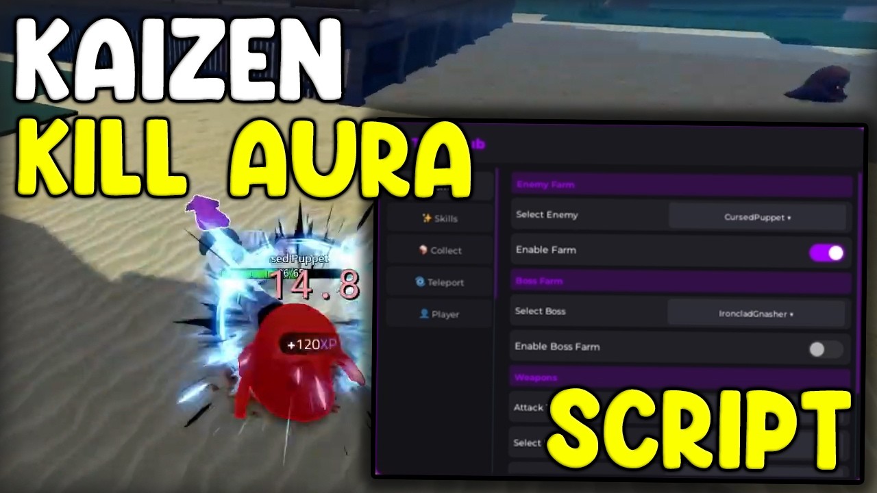 [🔥UPDATE] Kaizen BEST Script Kill Aura, Auto Farm & God Mode - Roblox ...