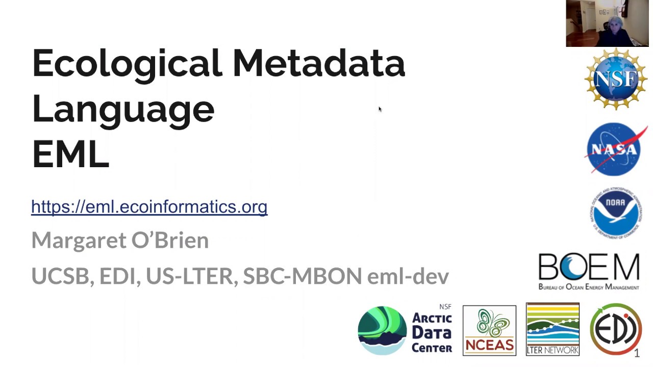 Introduction to the Ecological Metadata Language (EML) - YouTube