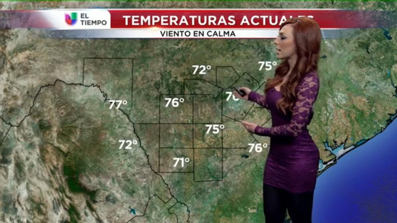 Prissila Sánchez - clima 15/12/2014 Univision San Antonio Texas HD ...