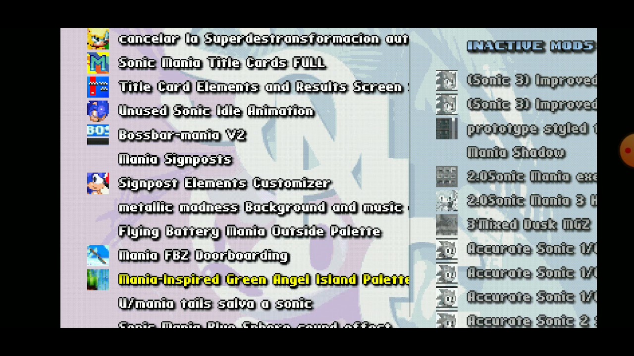 testing mod mania style data select and super mania background by me😎 ...