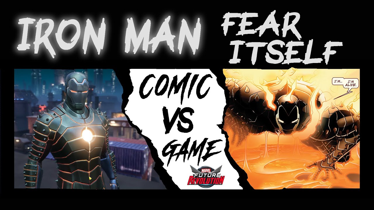 IRON MAN (FEAR ITSELF COSTUME) - MARVEL FUTURE REVOLUTION - YouTube