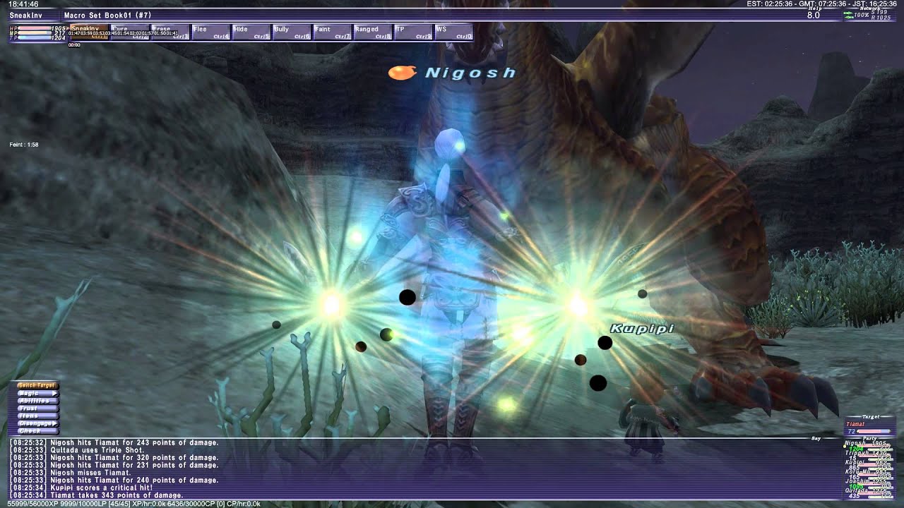 FFXI Tiamat [02] Round Two - Never give up!!! - YouTube