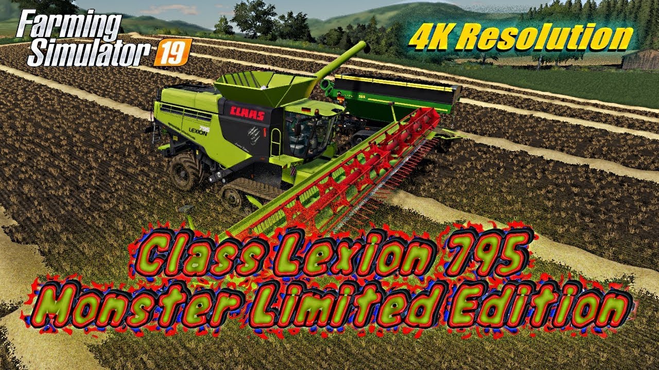 Fs-19 Class Lexion 795 Monster Limited Edition in 4K Resolution - YouTube