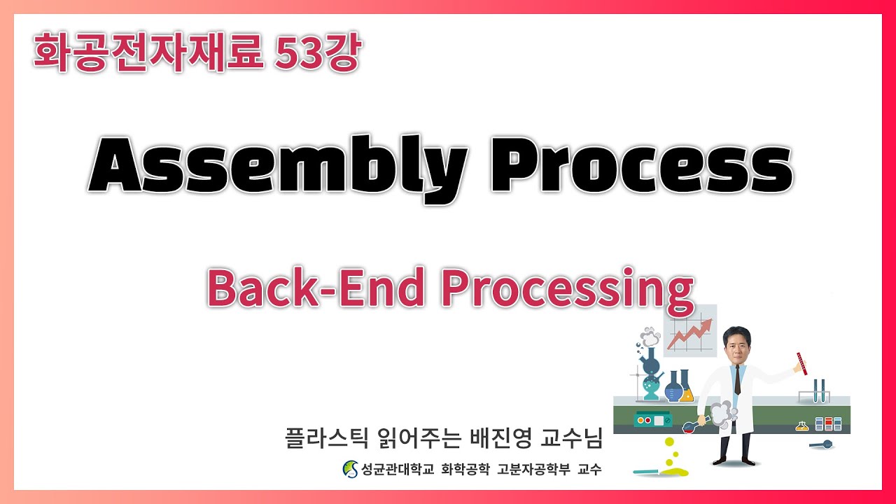 53강전. Assembly Process for Plastic Package / Roadmap for semiconductor ...