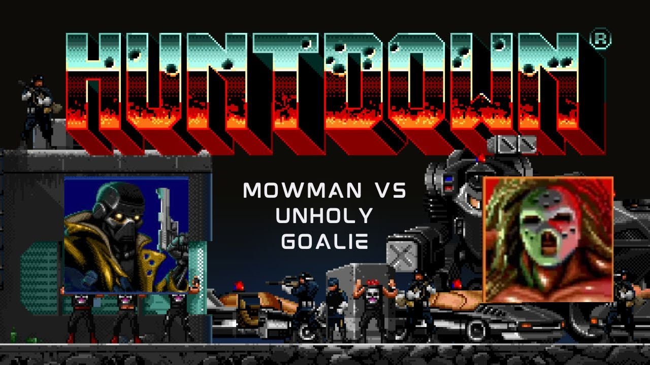 Huntdown - The Misconducts - Mowman vs Unholy Goalie Gameplay (No commentary) - YouTube