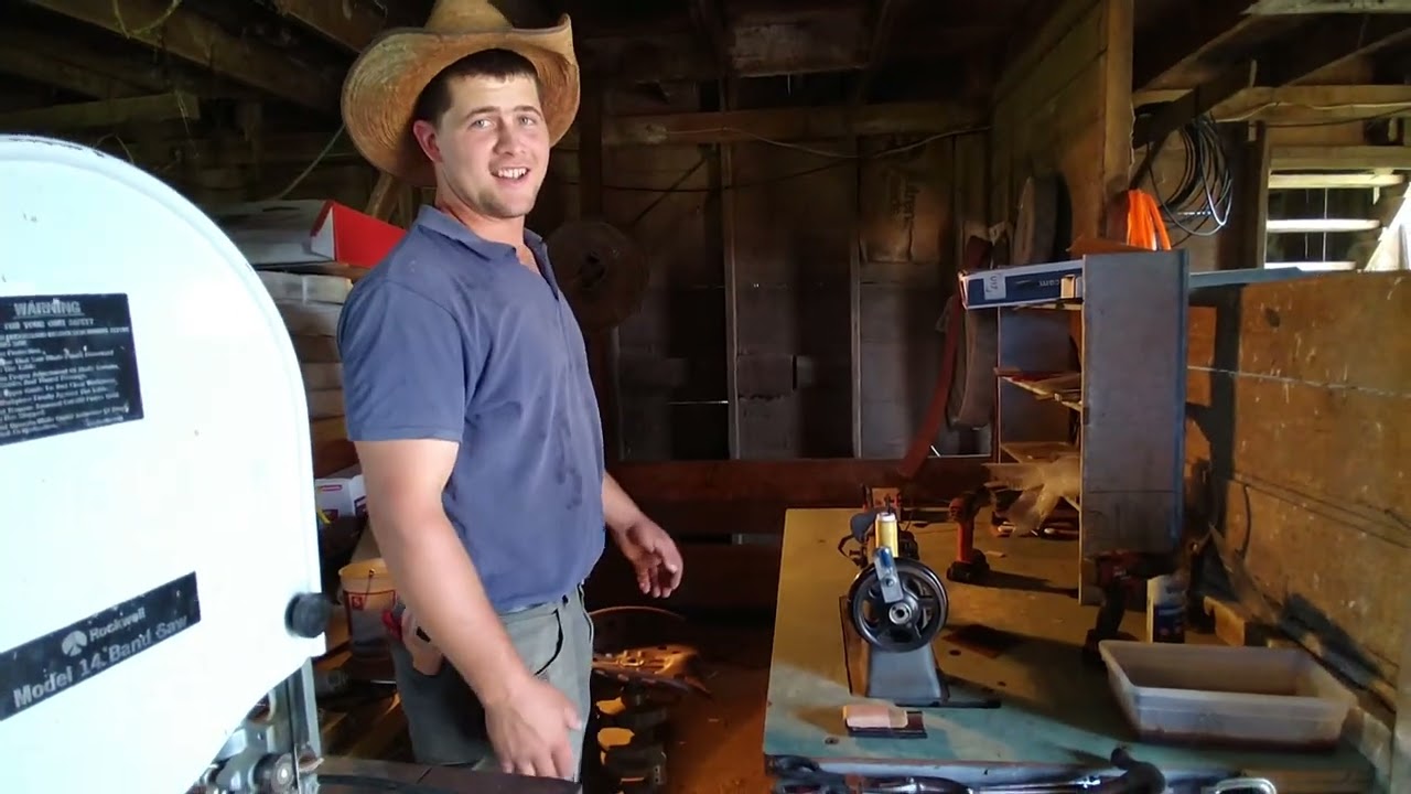 Tour of the Leather Shop -- Farm Tough Leatherworks - YouTube