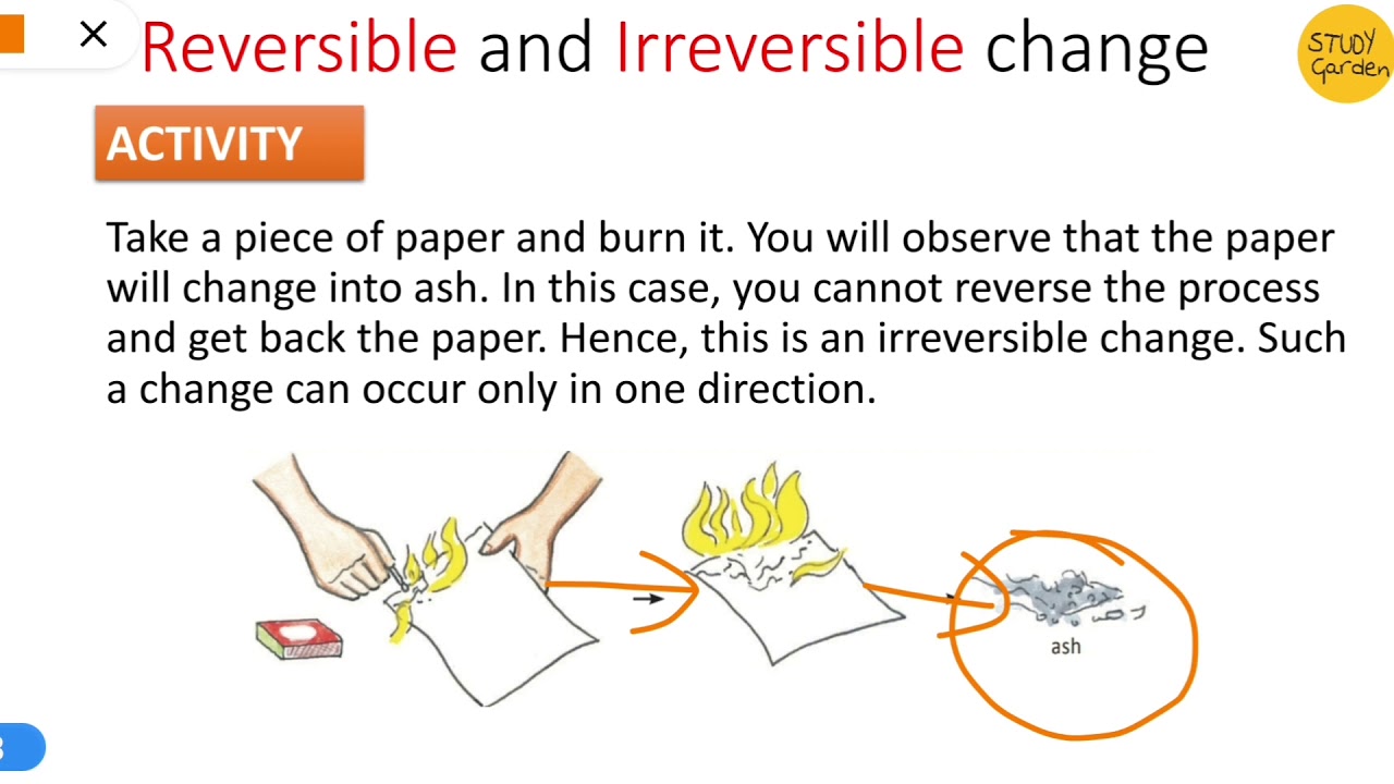 Only Irreversible Changes